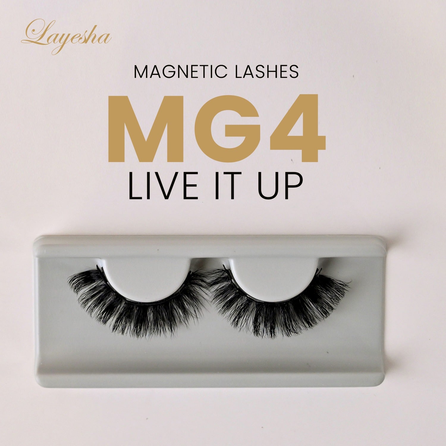 Magnetic Lashes - MG 4 LIVE IT UP – Layesha Lashes